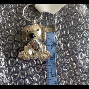 unknown | Other | Dog Keychain Nwt Blinged Out Rhinestone Movable Body ...